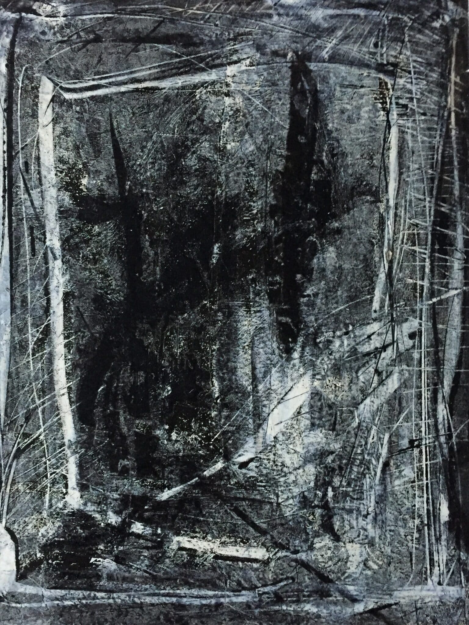 Monotype noir 97-23 – Marie Renaudin